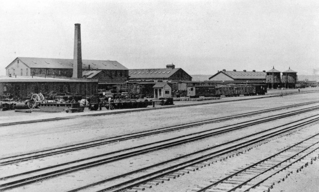 View at Denver and Rio Grande R. R. Shops, Burnham 1889 | AcrosstheCreek