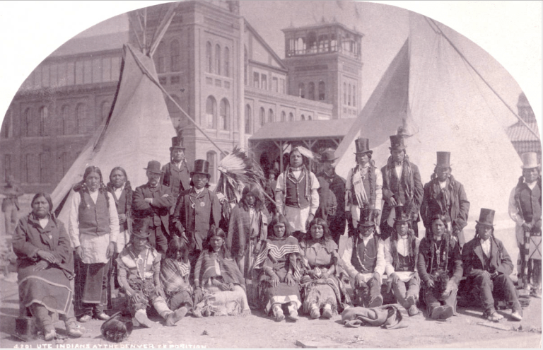 Ute Indians at the Denver Exposition | AcrosstheCreek